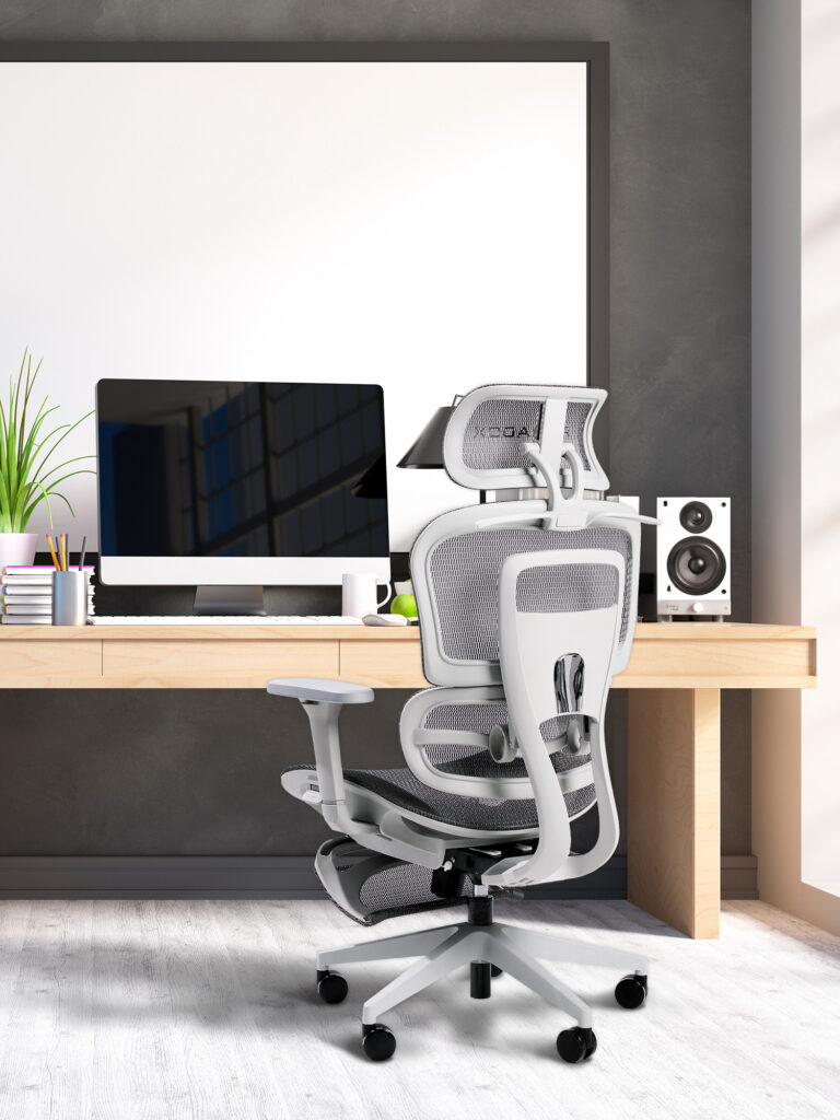 Paradox Ergo One Grey Mesh Ergonomic Chair with Full Adjustability ...