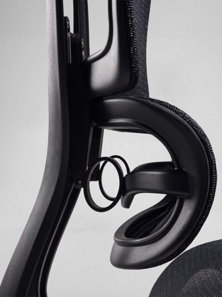 Ergonomiczny fotel Paradox Ergo One Black Mesh z pełną regulacją ...
