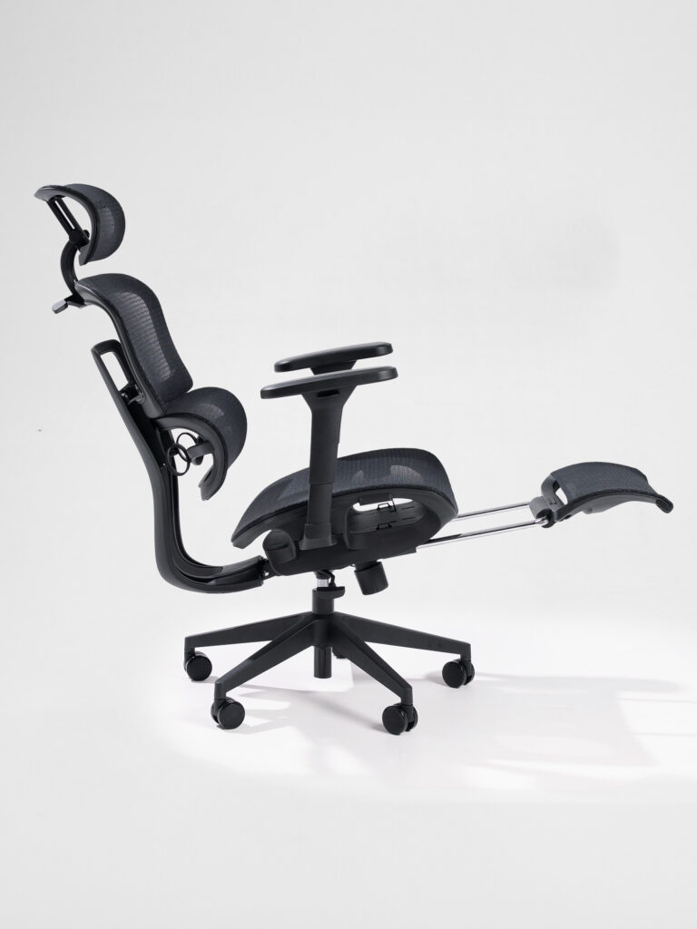 Ergonomiczny fotel Paradox Ergo One Black Mesh z pełną regulacją ...