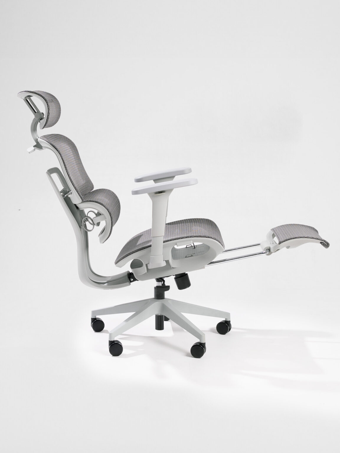 Ergonomiczny fotel Paradox Ergo One Grey Mesh z pełną regulacją – Paradox24