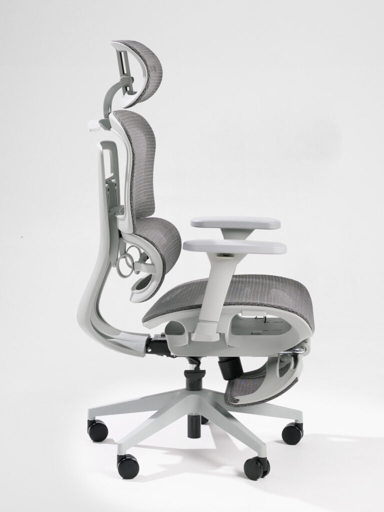 Ergonomiczny fotel Paradox Ergo One Grey Mesh z pełną regulacją – Paradox24